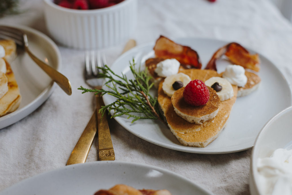 Rudolph Reindeer Pancakes - Casey Wiegand of The Wiegands
