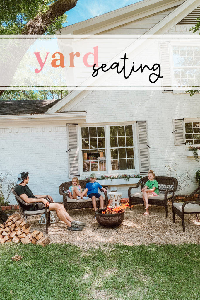 Outdoor Seating project - Casey Wiegand of The Wiegands