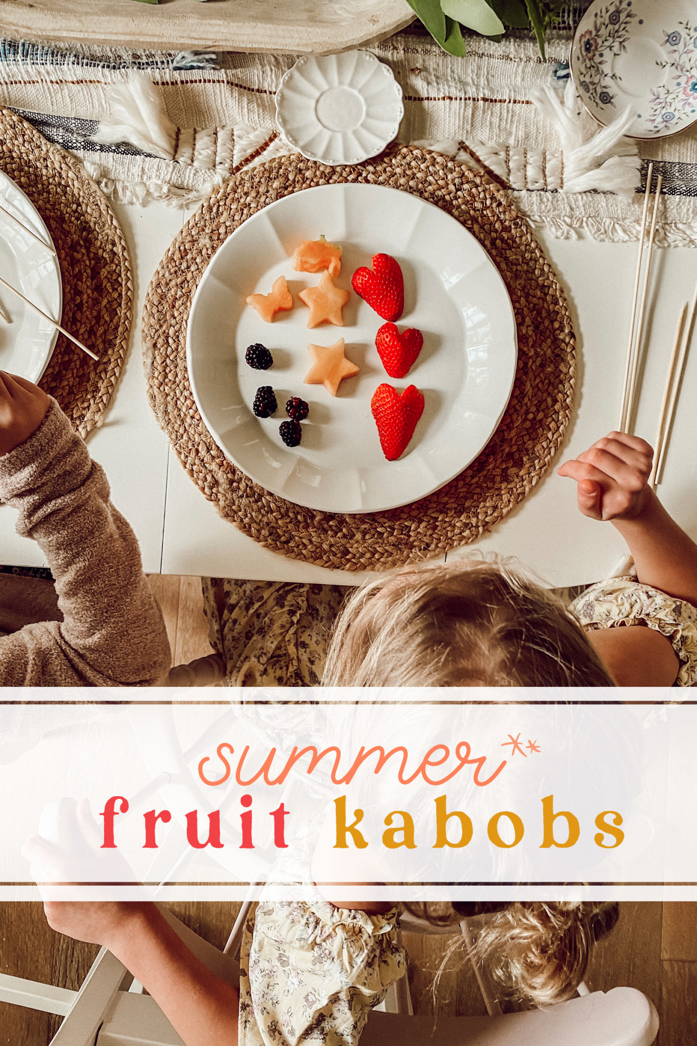 Fruit Kabobs for Kids - Casey Wiegand of The Wiegands
