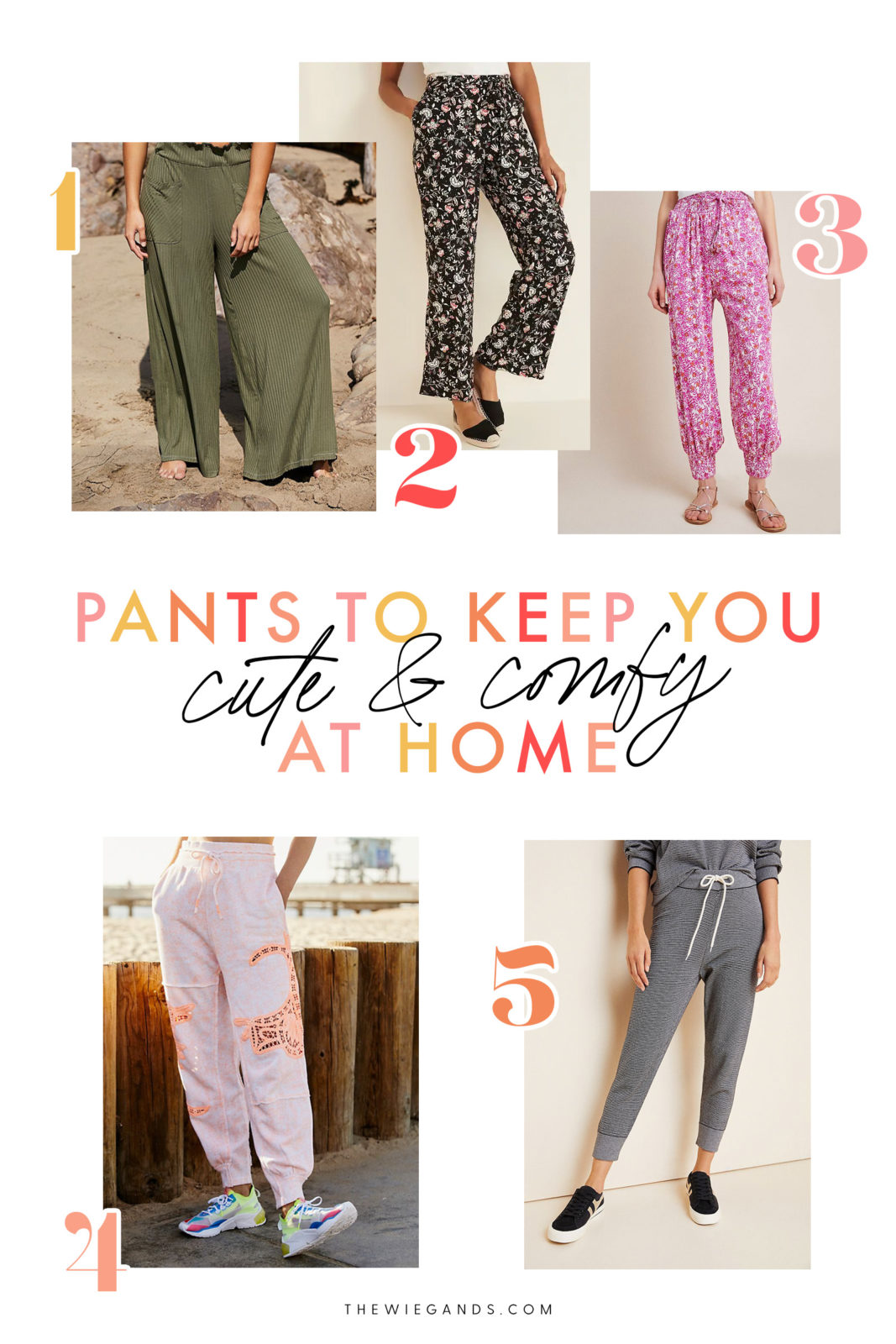 Pants to Keep You Cute & Comfy at Home - Casey Wiegand of The Wiegands
