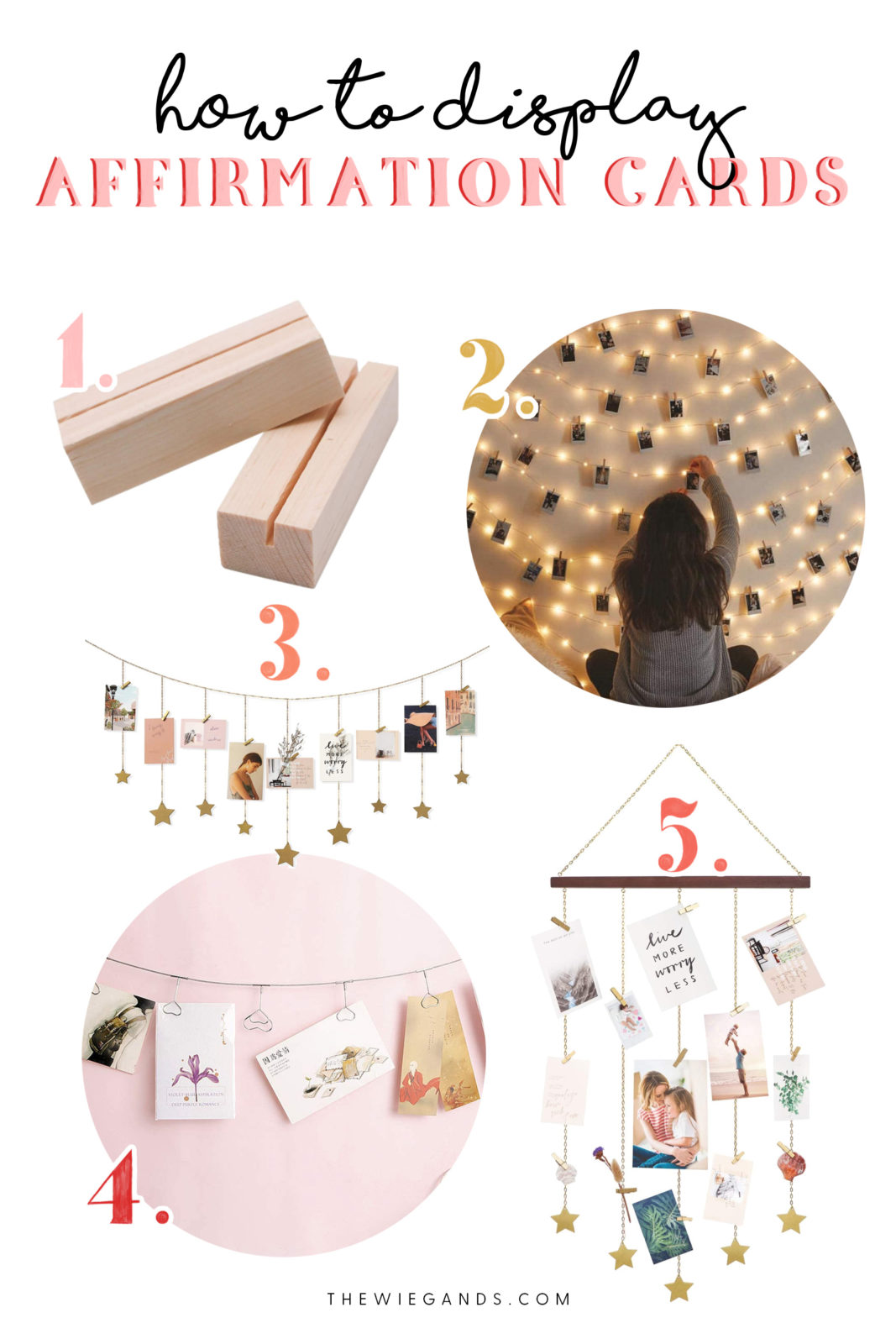 How to Display Your Affirmation Cards - Casey Wiegand of The Wiegands