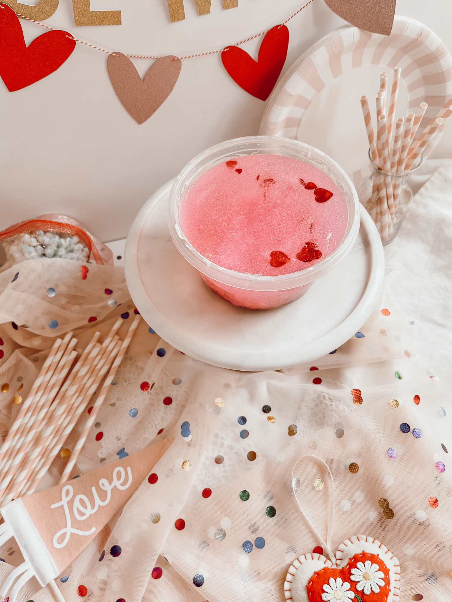 Valentine Heart Slime for Kids - Casey Wiegand of The Wiegands