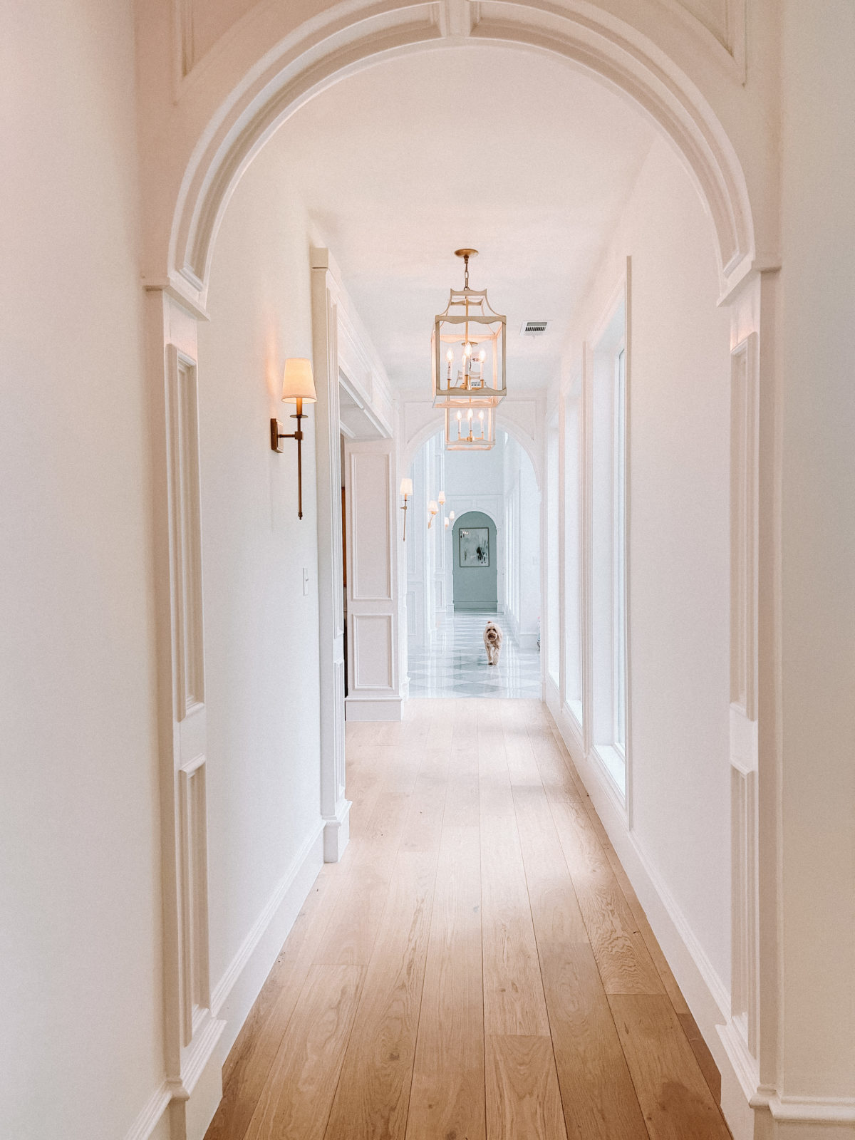 Hallway With Arches (And How To Style Them) - Casey Wiegand of The Wiegands