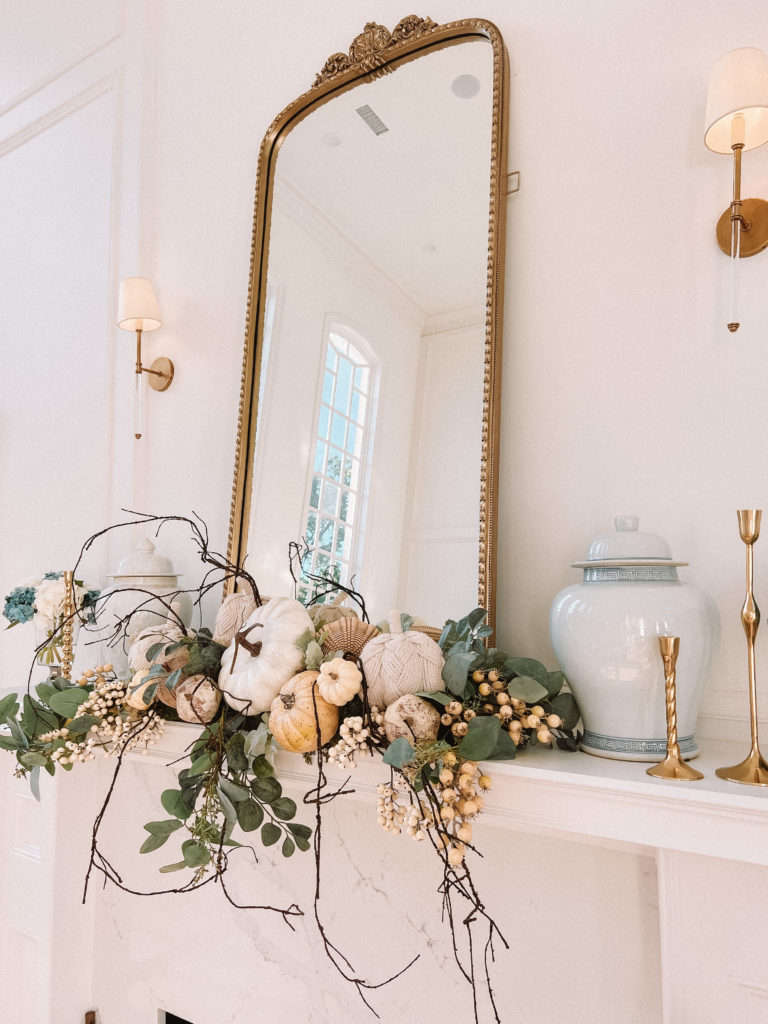 How To Style A Fall Mantle - Casey Wiegand of The Wiegands