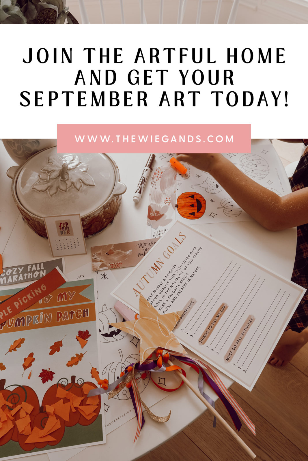 September Art + Fall Cider Freebie - Casey Wiegand of The Wiegands