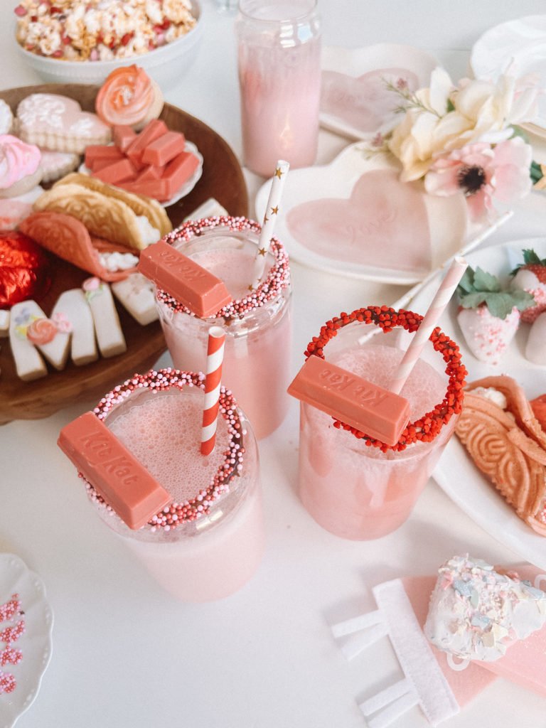 Valentine Milkshake Recipe - Casey Wiegand of The Wiegands