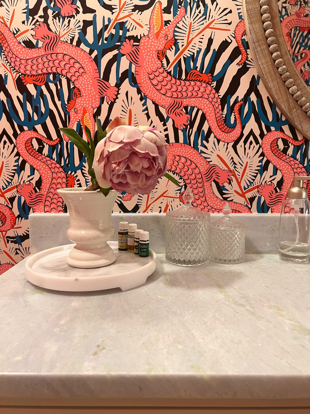 Powder Bathroom Reveal - Casey Wiegand of The Wiegands