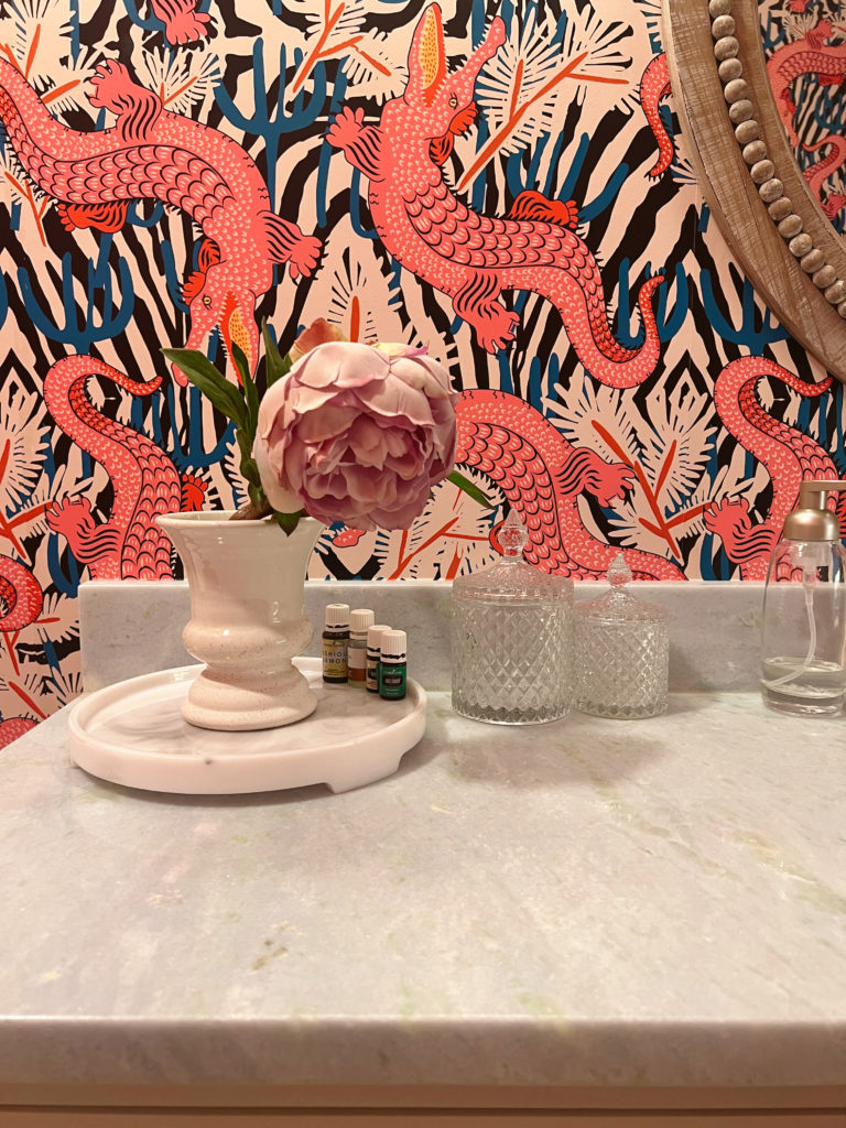 Powder Bathroom Reveal - Casey Wiegand of The Wiegands