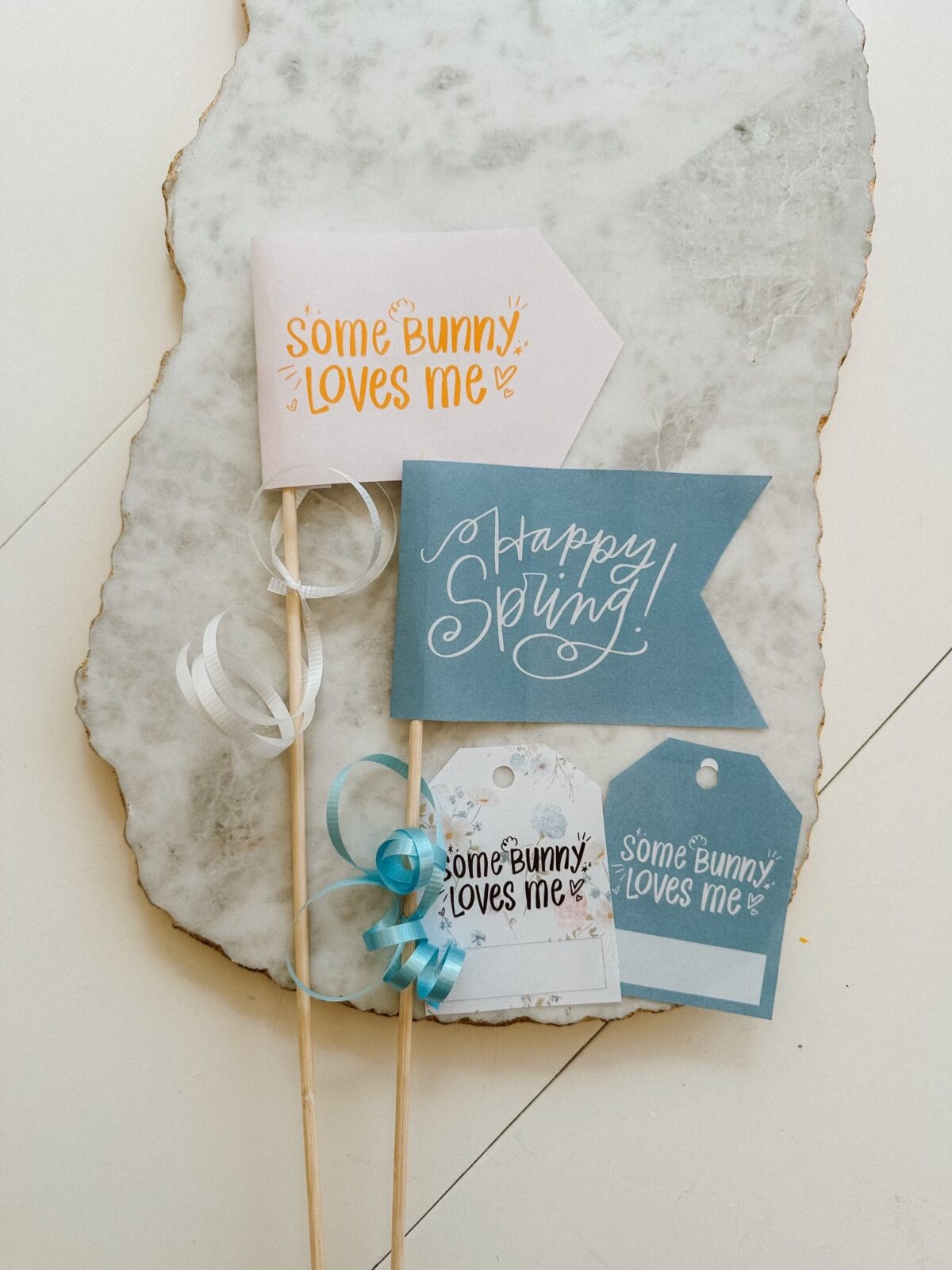 Freebie! Easter Flag and Basket Gift Tags! - Casey Wiegand of The Wiegands