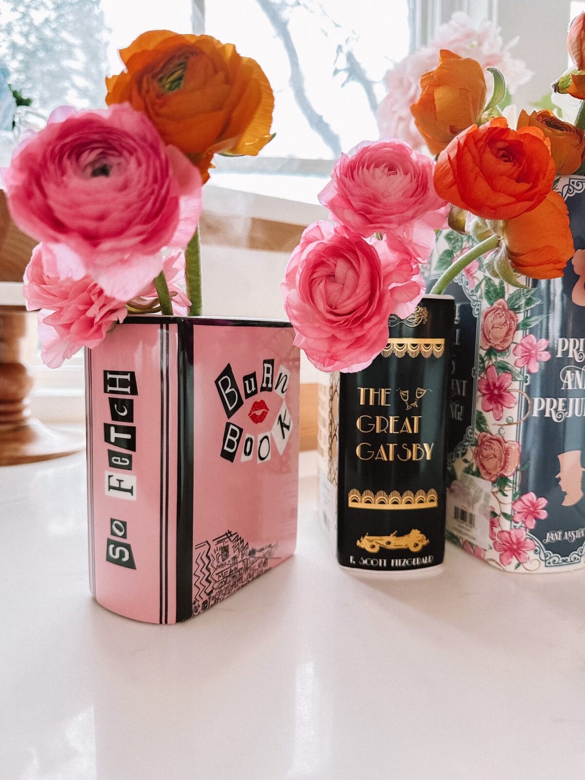 Book Vases | Springtime Decor - Casey Wiegand of The Wiegands